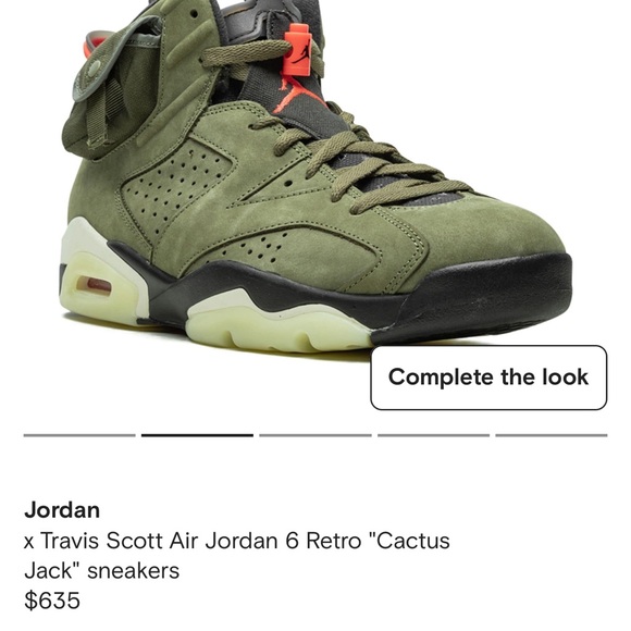 Nike | Shoes | Nike Air Jordan X Travis Scott 6 Retro Cactus Jack ...